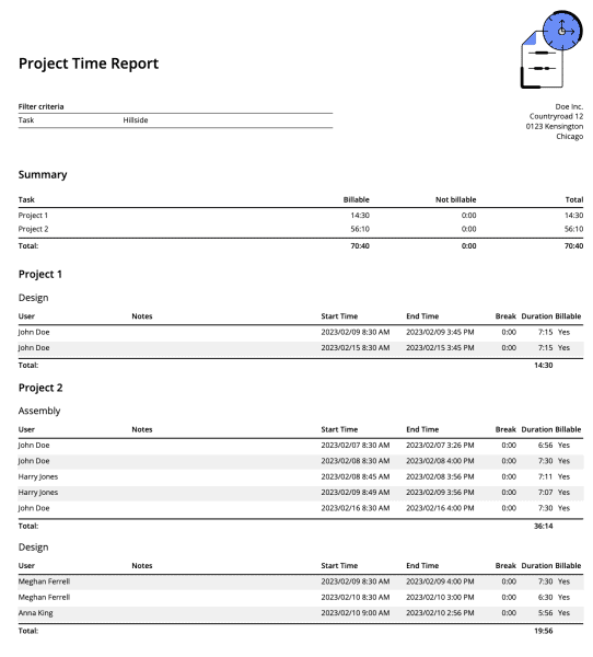 timr: Easy to use project time tracking