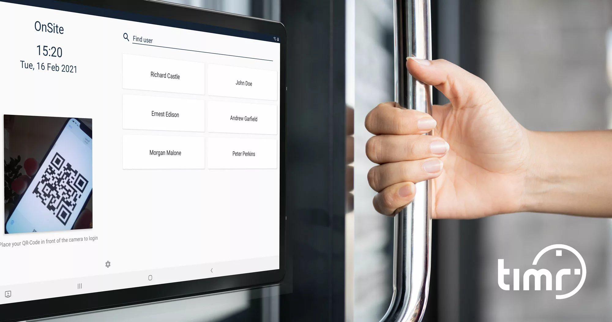 New and better: timr Terminal app - timr online time tracking