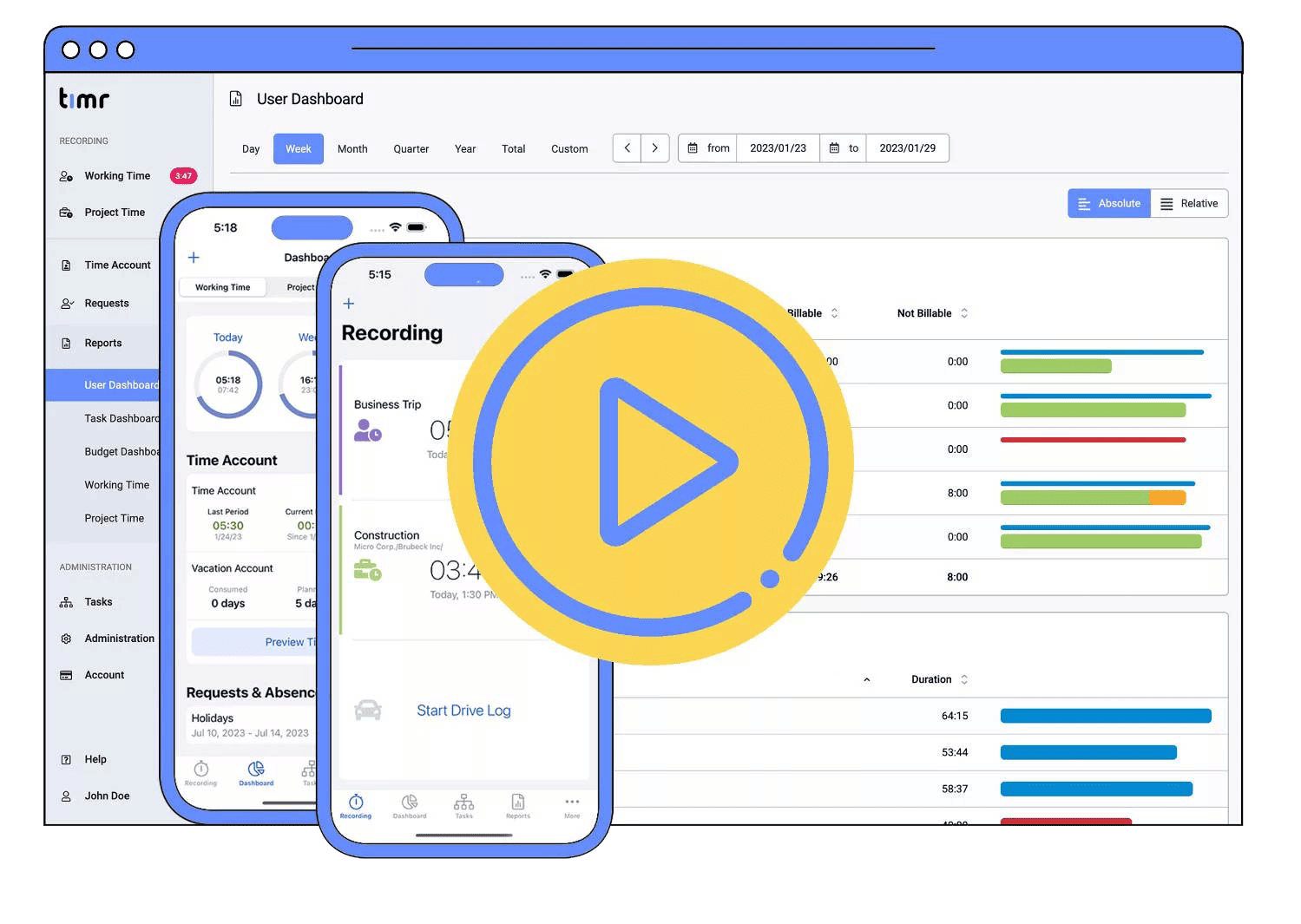 Don't waste your time => Track it with the #1 Time Tracker